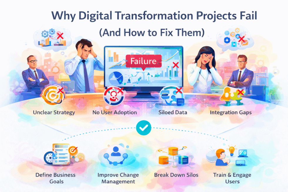 Why Digital Transformation Projects Fail (And How to Fix Them ...